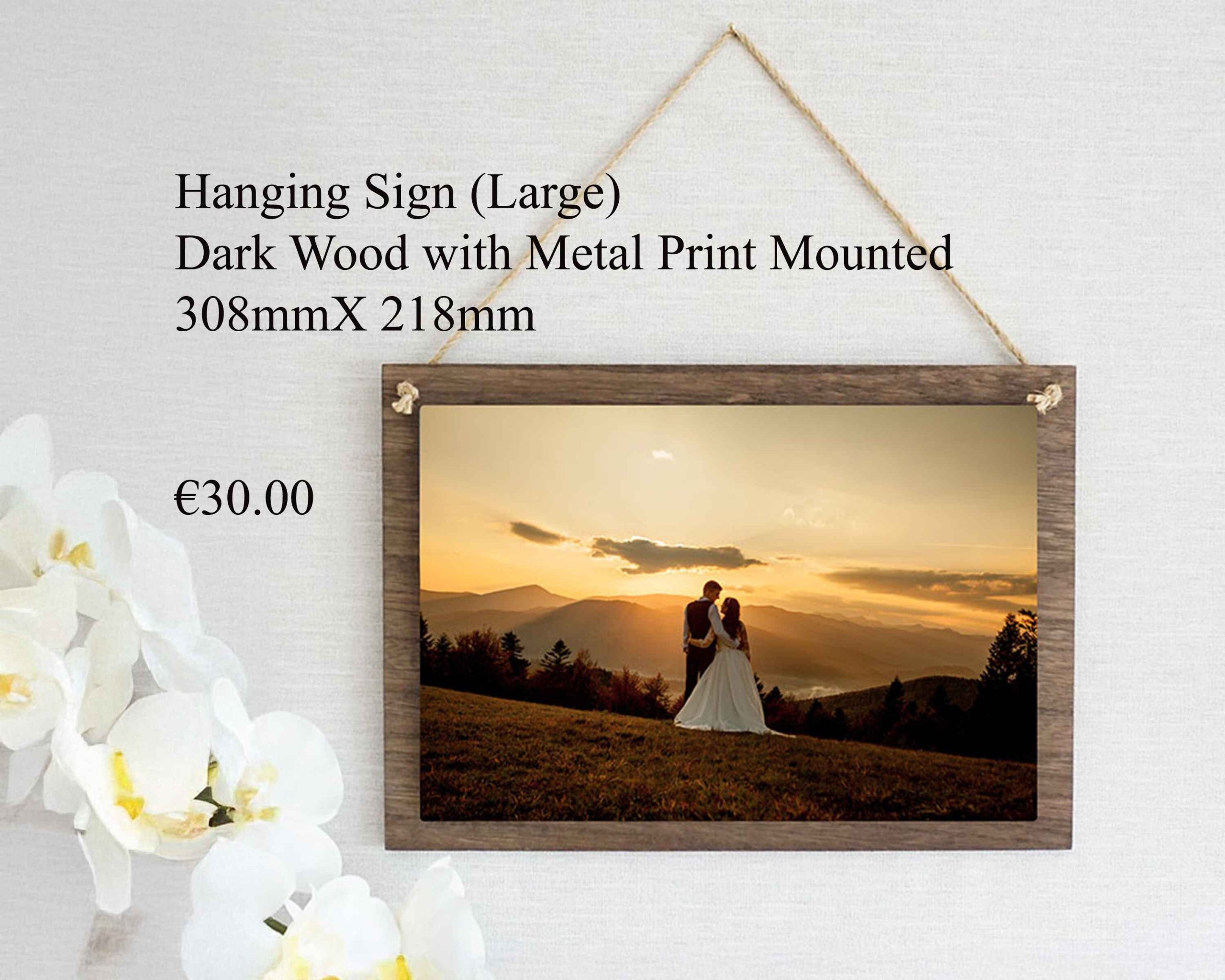 Dark Large Hanging Sign - Arklow